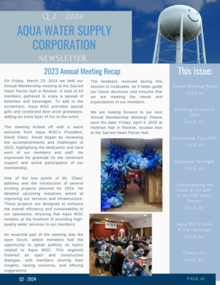 Aqua Water Supply Corporation | Providing water and wastewater for home ...