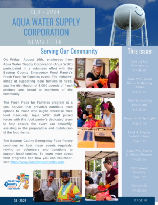 Aqua Water Supply Corporation | Providing water and wastewater for home ...